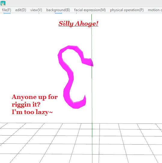MMD Ahoge Dl by Siiahh on DeviantArt