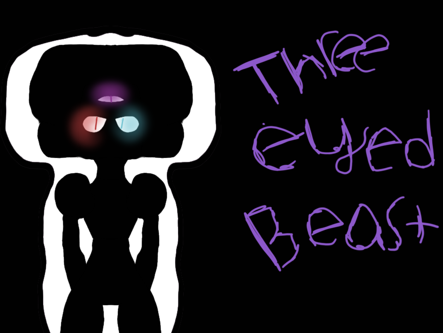 Three Eyed Beast by ufodogs on DeviantArt