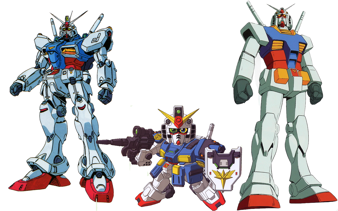 Capatain gundam with RX-78-1 and GP01 by ninjakingofhearts on DeviantArt
