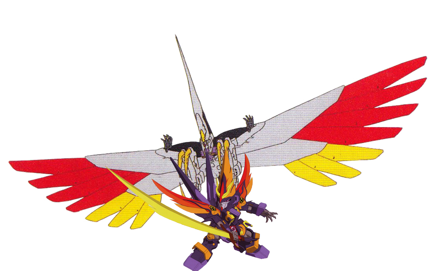 Moukinmaru and Raven Gundam by ninjakingofhearts on DeviantArt