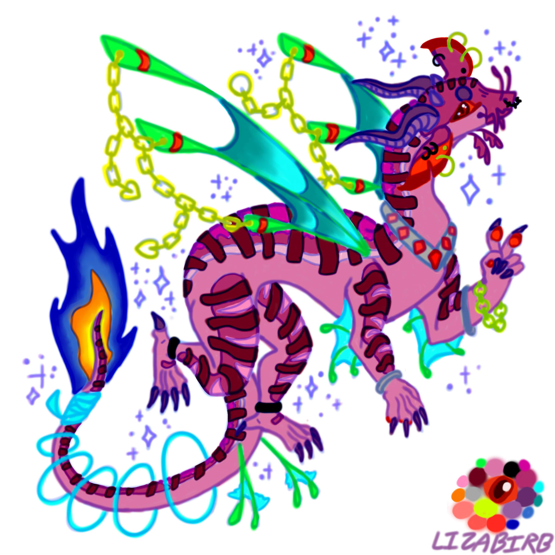 Very Neon Thing by Lizabirb on DeviantArt