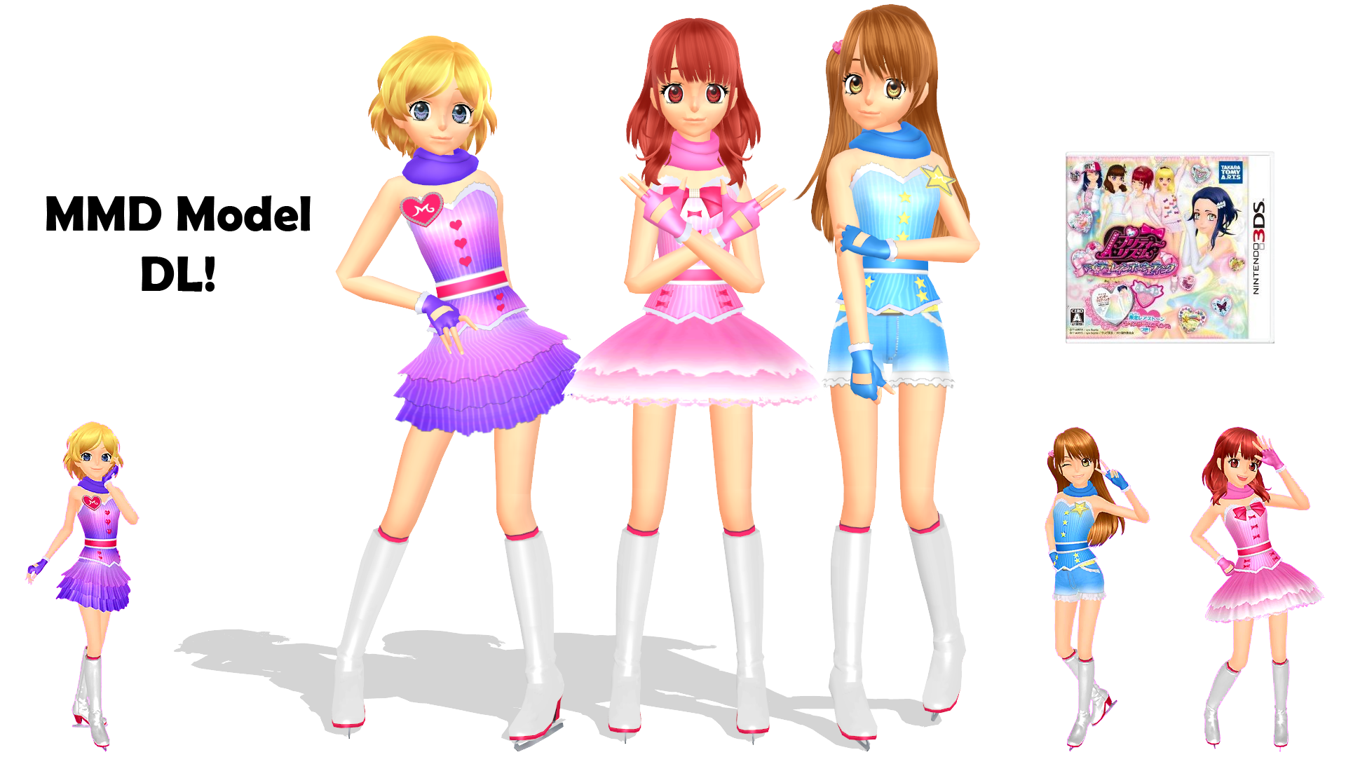 [MMD Pretty Rhythm] MAR's PRDMF Model from 3DS by Jonicito1994 on ...