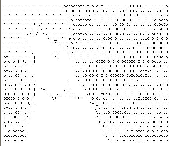 Howling Wolf ASCII by wolfysilver on DeviantArt
