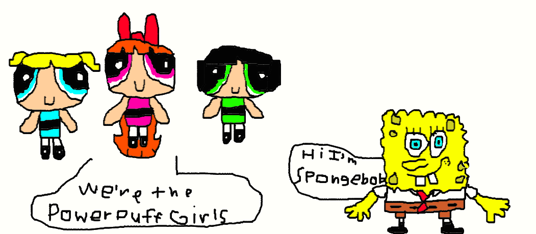 The Powerpuff Girls meet Spongebob Squarepants by Simpsonsfanatic33 on ...