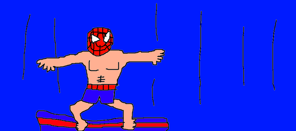 Spider-Man Surfing by Simpsonsfanatic33 on DeviantArt