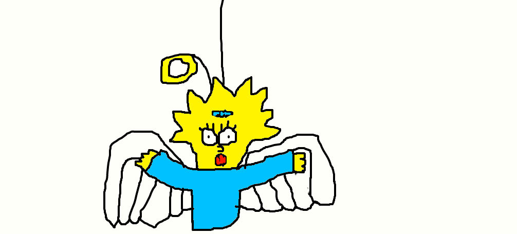 Maggie as an Angel by Simpsonsfanatic33 on DeviantArt