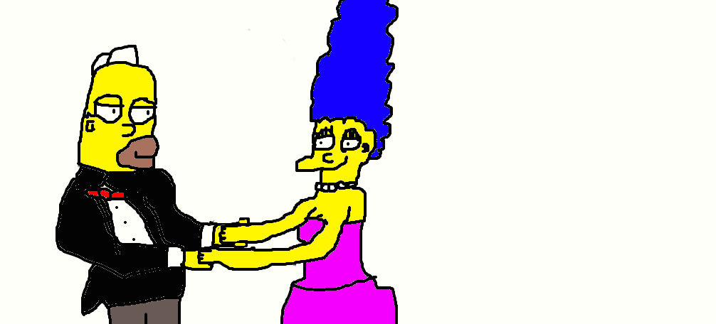Homer and Marge Valentines Dance by Simpsonsfanatic33 on DeviantArt