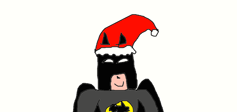 Batman with Santa hat by Simpsonsfanatic33 on DeviantArt