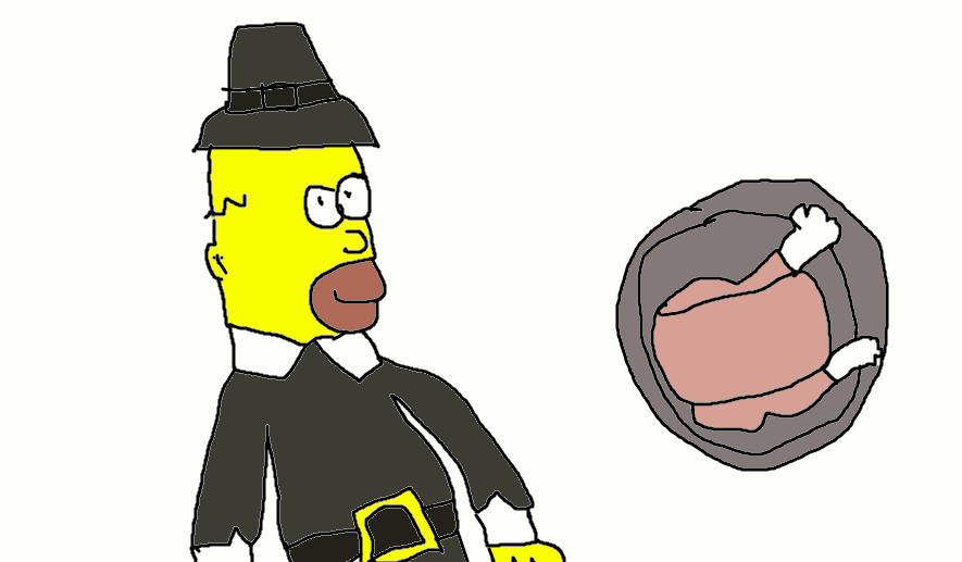 Homer and Turkey by Simpsonsfanatic33 on DeviantArt