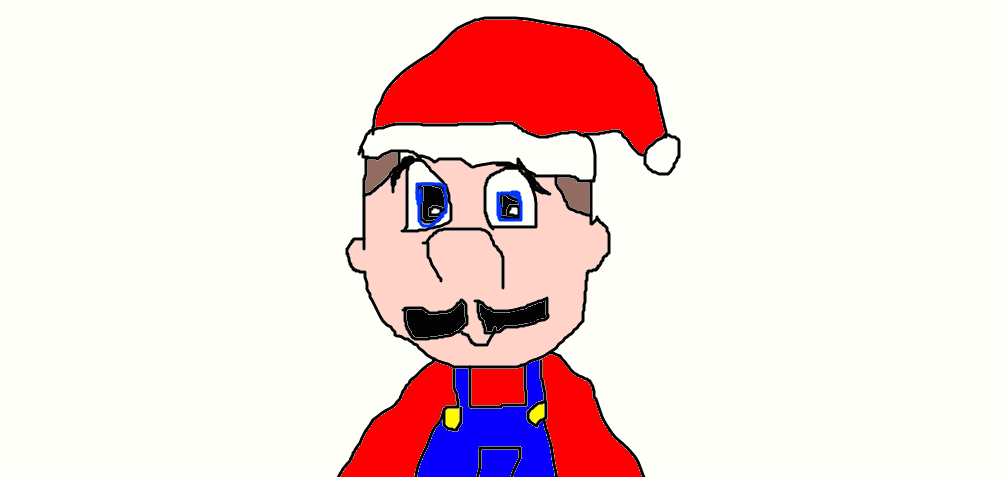 Mario with Santa Hat by Simpsonsfanatic33 on DeviantArt
