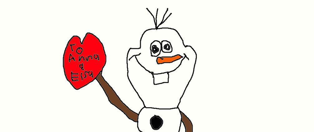 Olaf with Valentine for Anna and Elsa by Simpsonsfanatic33 on DeviantArt