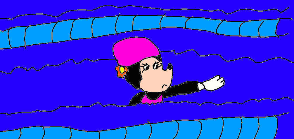 Minnie Mouse Olympic Swimming by Simpsonsfanatic33 on DeviantArt