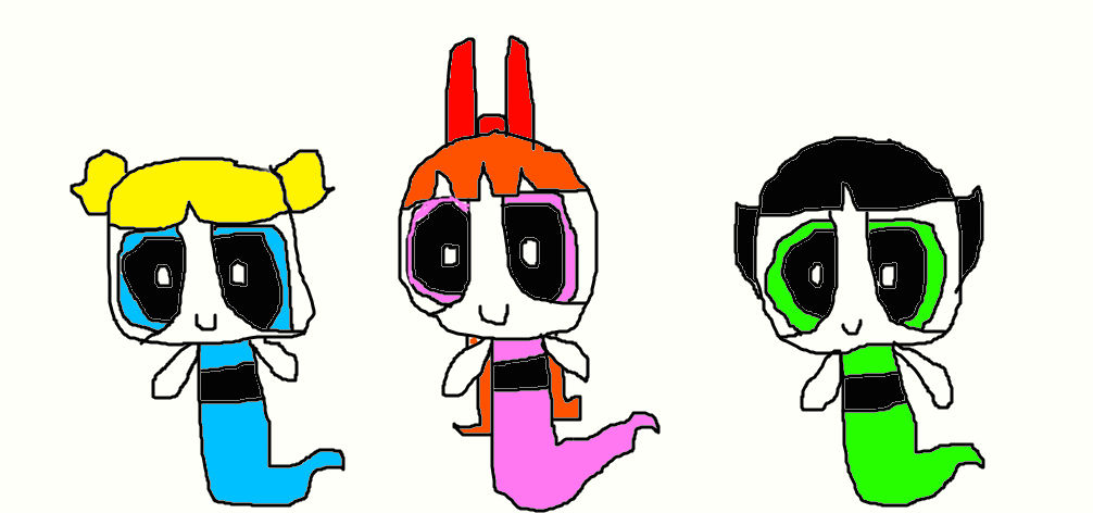Powerpuff Ghosts by Simpsonsfanatic33 on DeviantArt