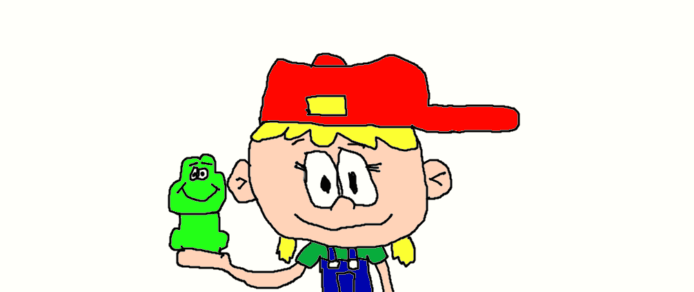 Lana and her frog Hops by Simpsonsfanatic33 on DeviantArt