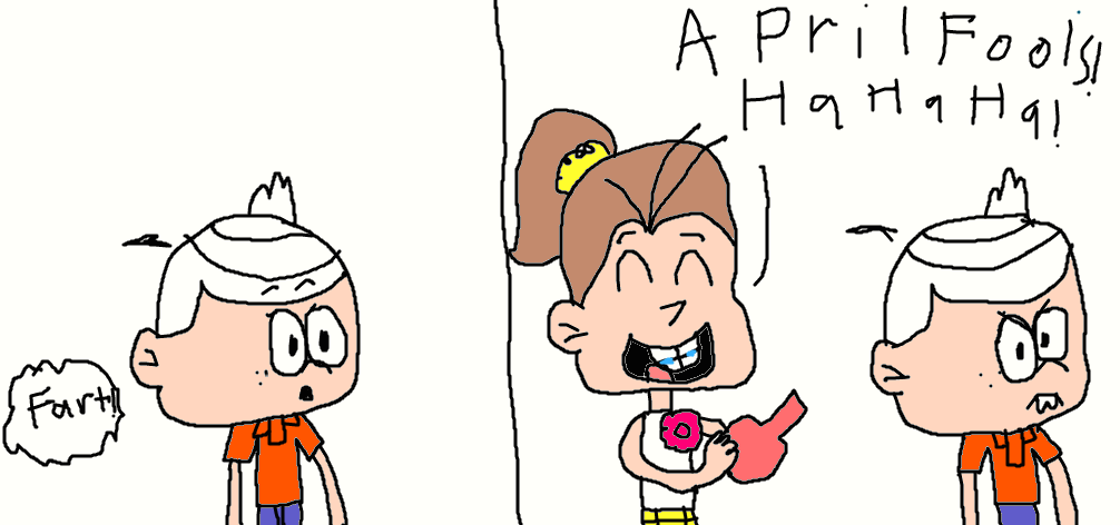 Luan Loud April Fools Lincoln by Simpsonsfanatic33 on DeviantArt