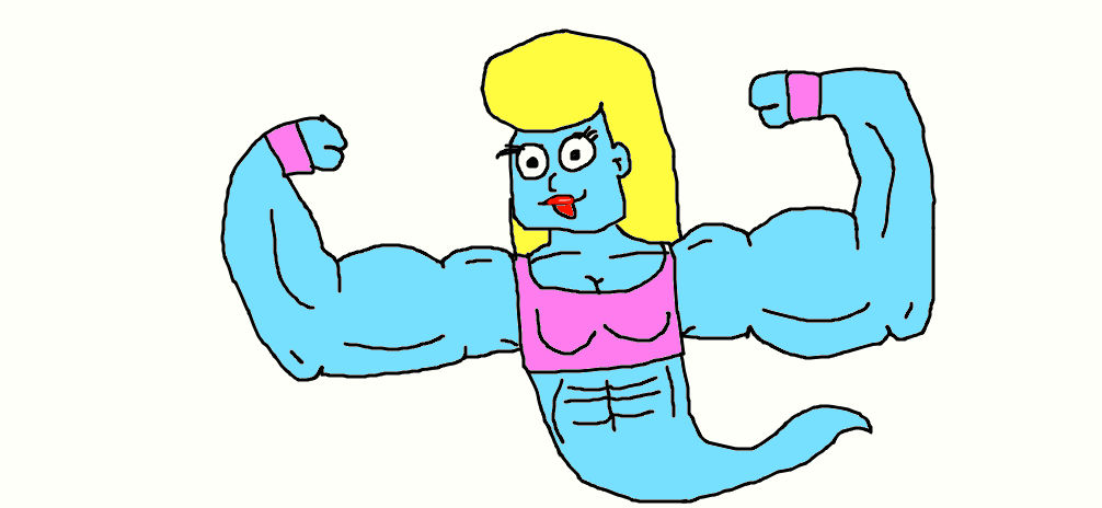 Olga the Female Bodybuilding Ghost by Simpsonsfanatic33 on DeviantArt