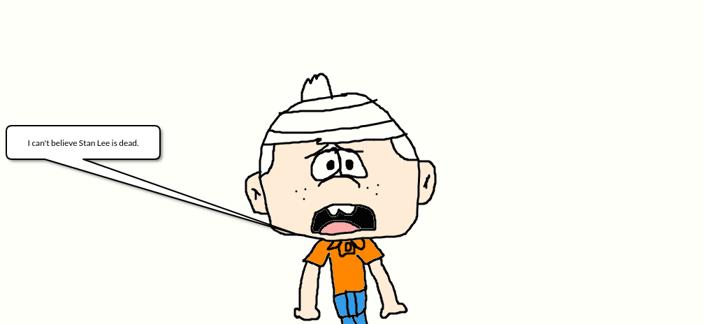 Lincoln Loud sad about Stan Lee's passing by Simpsonsfanatic33 on ...