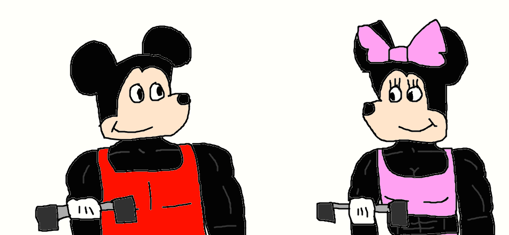 Mickey and Minnie gym by Simpsonsfanatic33 on DeviantArt