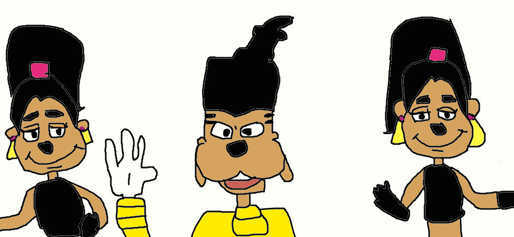 Powerline and Backup Dancing Girls by Simpsonsfanatic33 on DeviantArt
