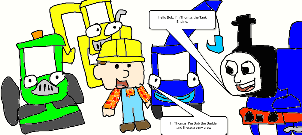 Bob the Builder meets Thomas the Tank Engine by Simpsonsfanatic33 on ...
