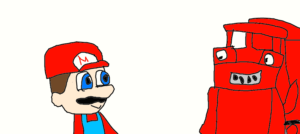 Mario meets Muck by Simpsonsfanatic33 on DeviantArt