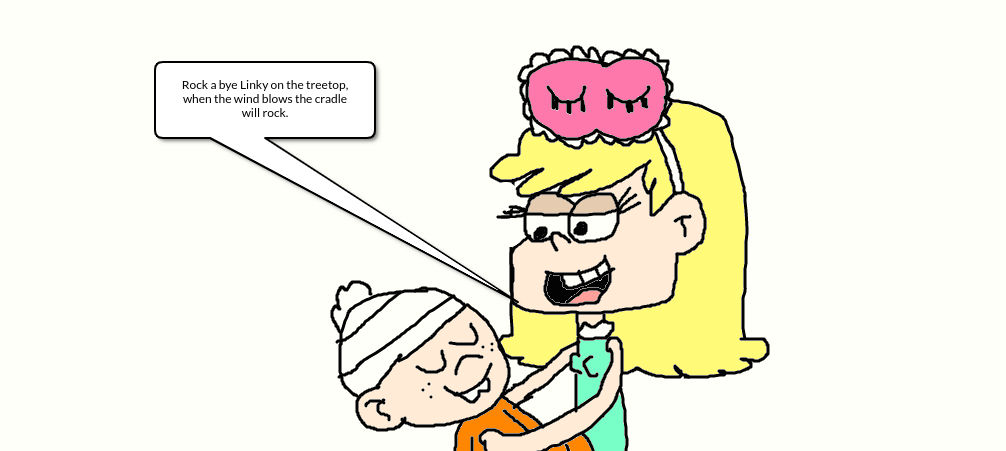 Leni singing Lincoln a lullaby by Simpsonsfanatic33 on DeviantArt