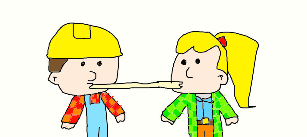 Bob and Wendy spaghetti kiss by Simpsonsfanatic33 on DeviantArt