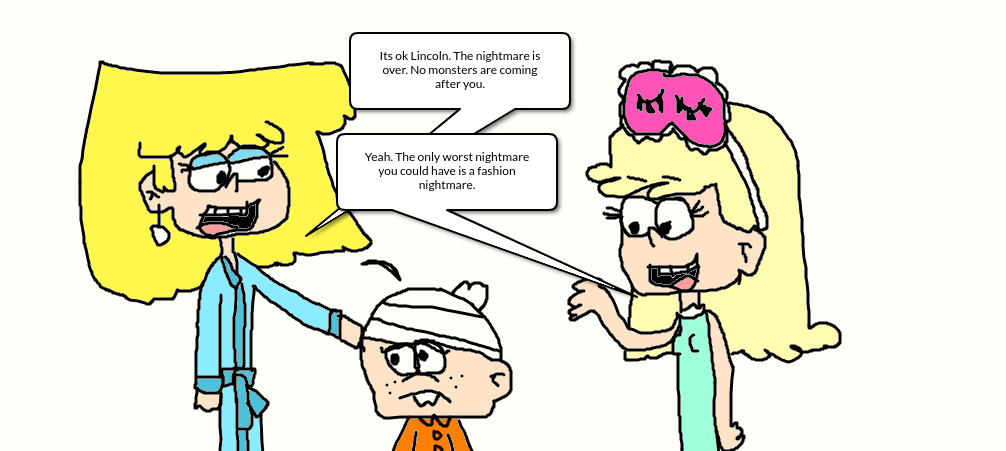 Lori and Leni comfort Lincoln by Simpsonsfanatic33 on DeviantArt