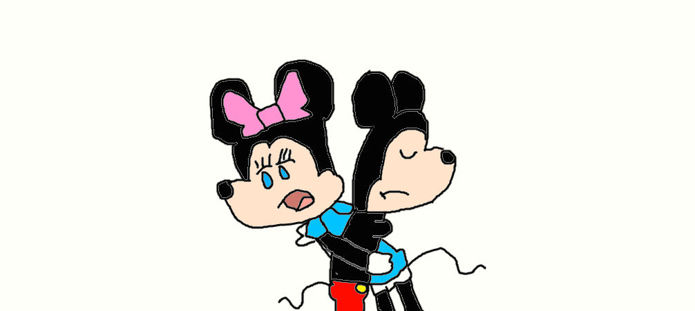 Mickey comforting Minnie by Simpsonsfanatic33 on DeviantArt