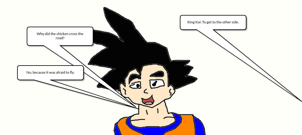 Goku's Chicken Joke by Simpsonsfanatic33 on DeviantArt