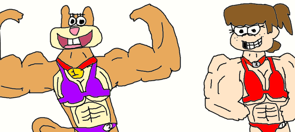 Sandy wins by Simpsonsfanatic33 on DeviantArt