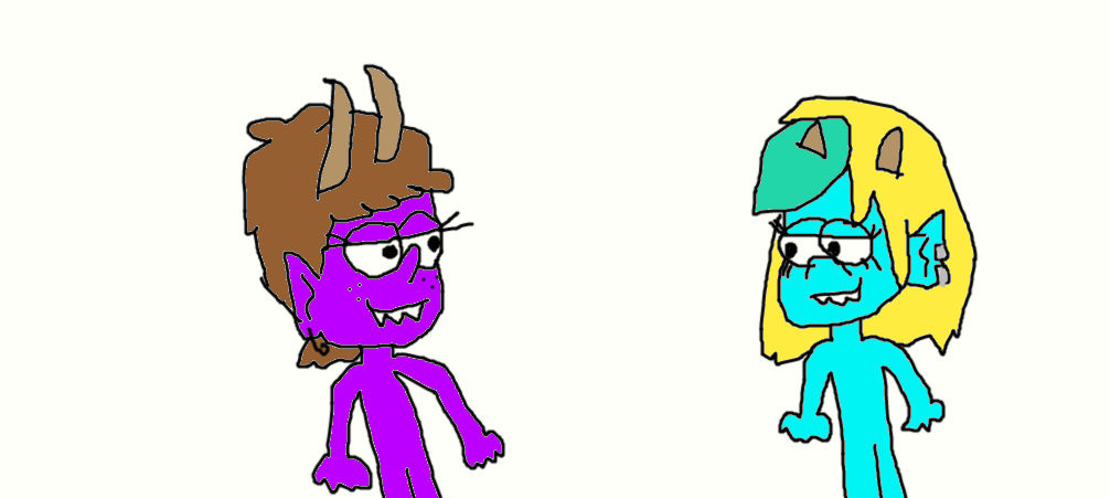 Luna and Sam monsters by Simpsonsfanatic33 on DeviantArt