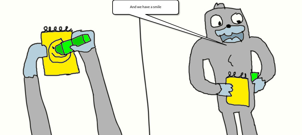 Charlie draws a smile by Simpsonsfanatic33 on DeviantArt