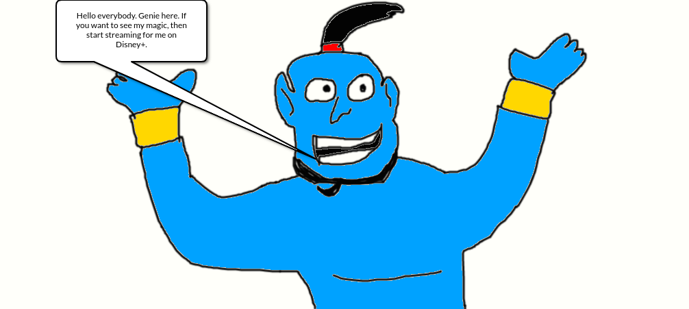 Genie Disney+ by Simpsonsfanatic33 on DeviantArt