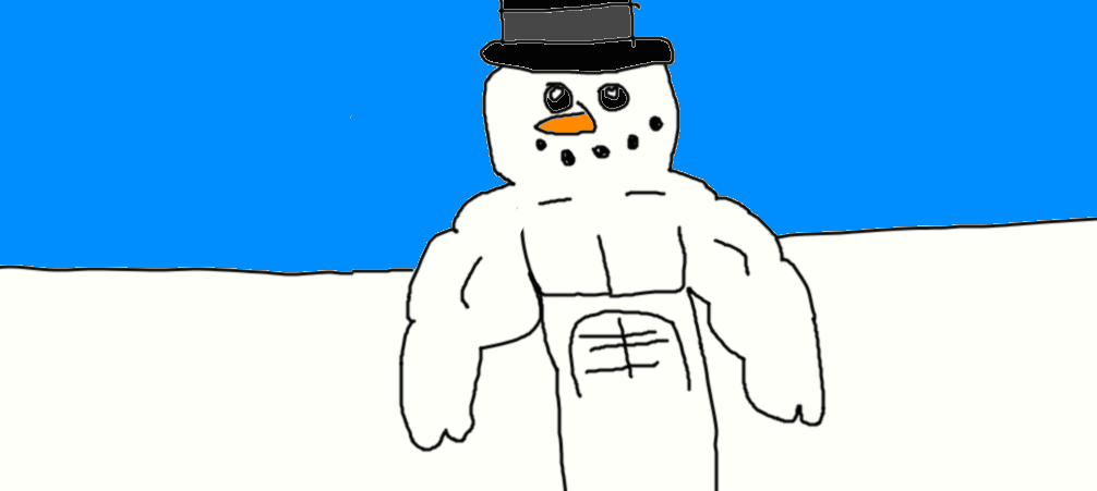 Muscular snowman by Simpsonsfanatic33 on DeviantArt