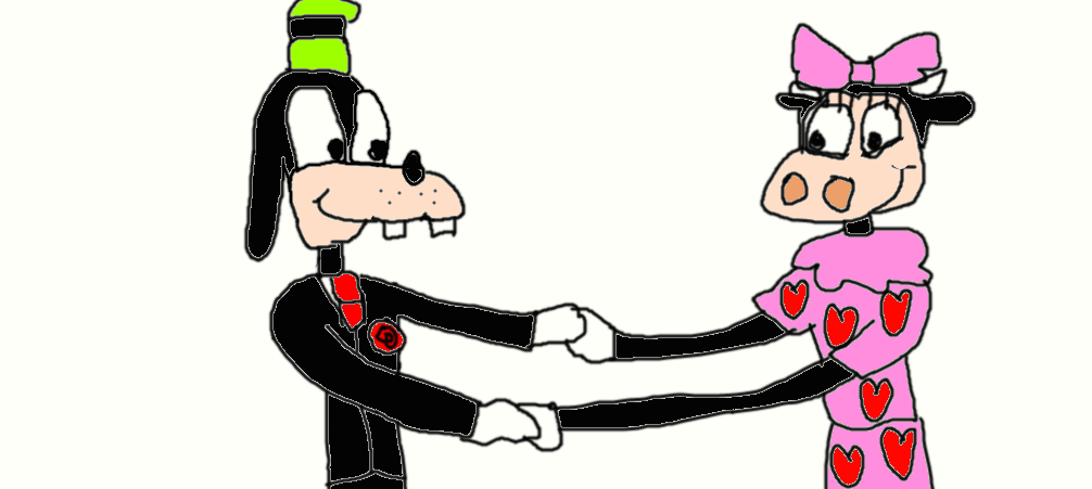 Disney Valentine's Day Couple 3 Goofy a Clarabelle by Simpsonsfanatic33 ...