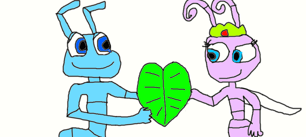 Pixar Valentine's Day Couple 3 Flik and Atta by Simpsonsfanatic33 on ...