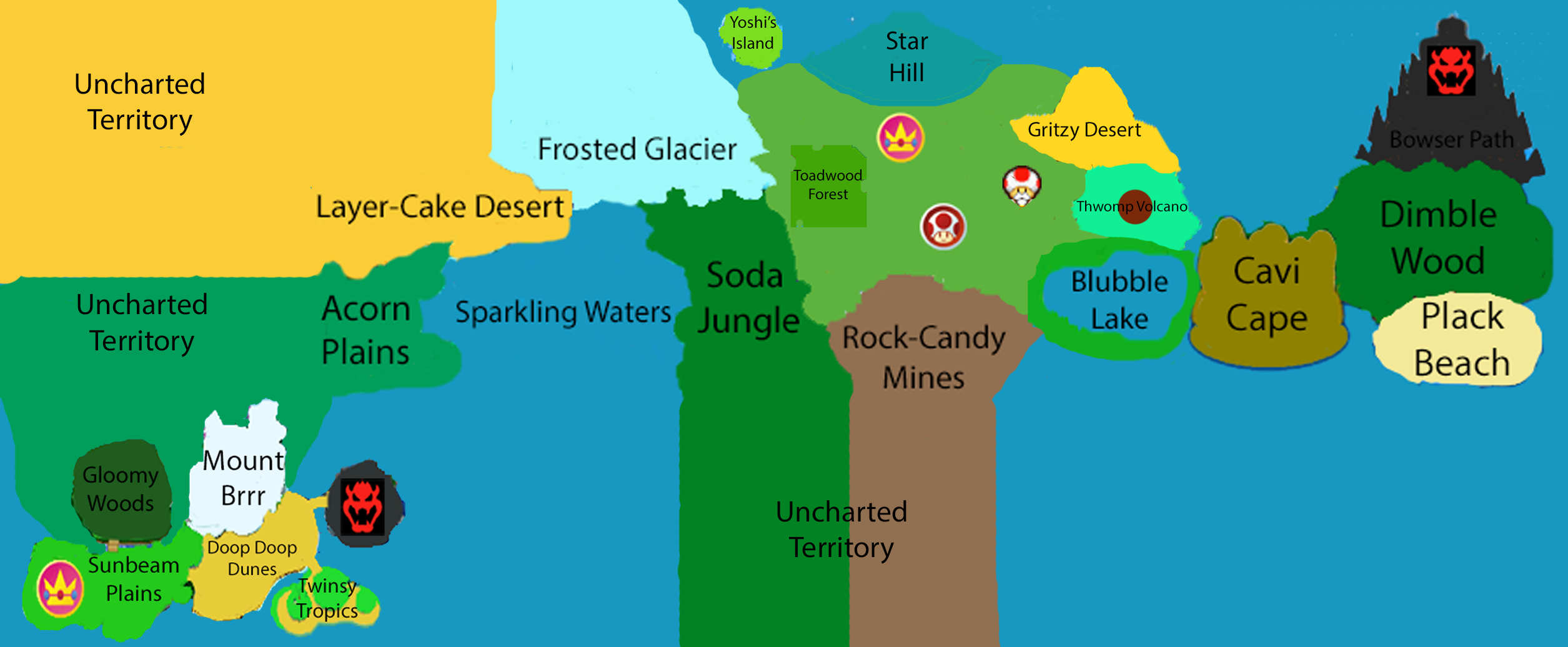 NSMBU and ML map by JIMBOYKELLY on DeviantArt