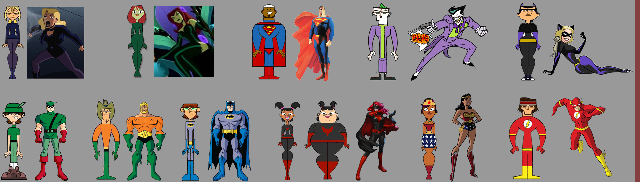 Total Drama Halloween 1st Gen Comparisons (KB) by JIMBOYKELLY on DeviantArt