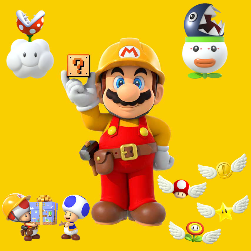 Super Mario Maker Folder Card by JIMBOYKELLY on DeviantArt