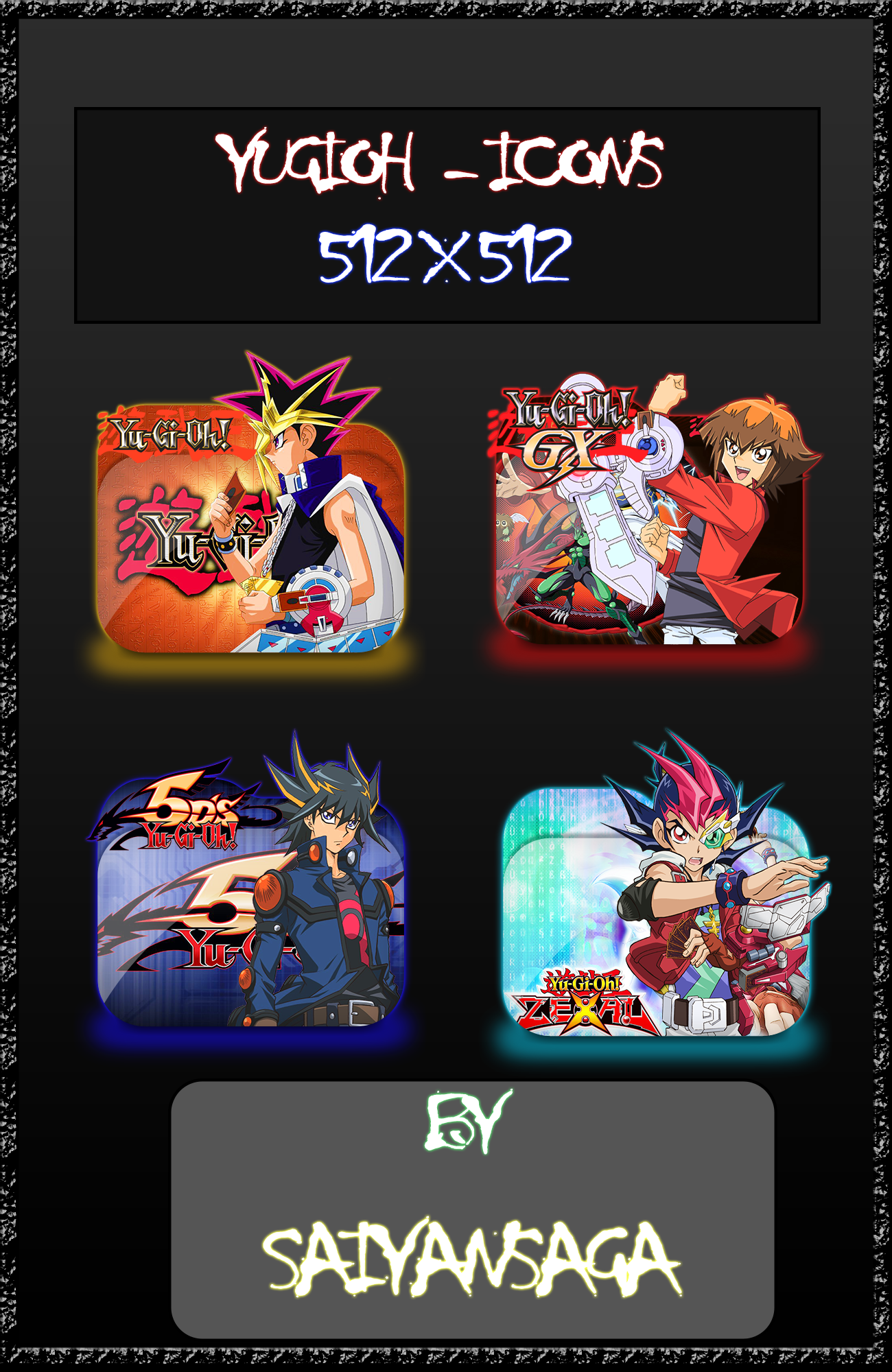 Yugioh Icons Compilation by saiyansaga on DeviantArt