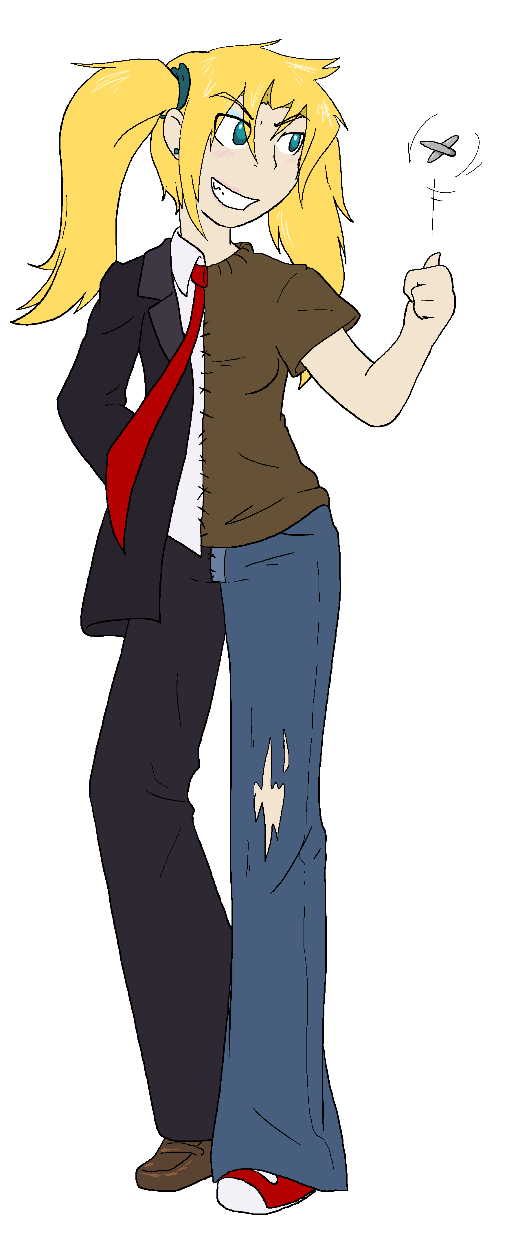 Twintails revised by Caffinated-Pinecone on DeviantArt