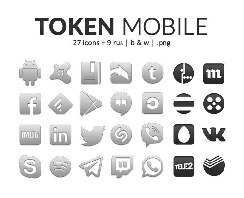 Token Mobile Icons by Liaher on DeviantArt