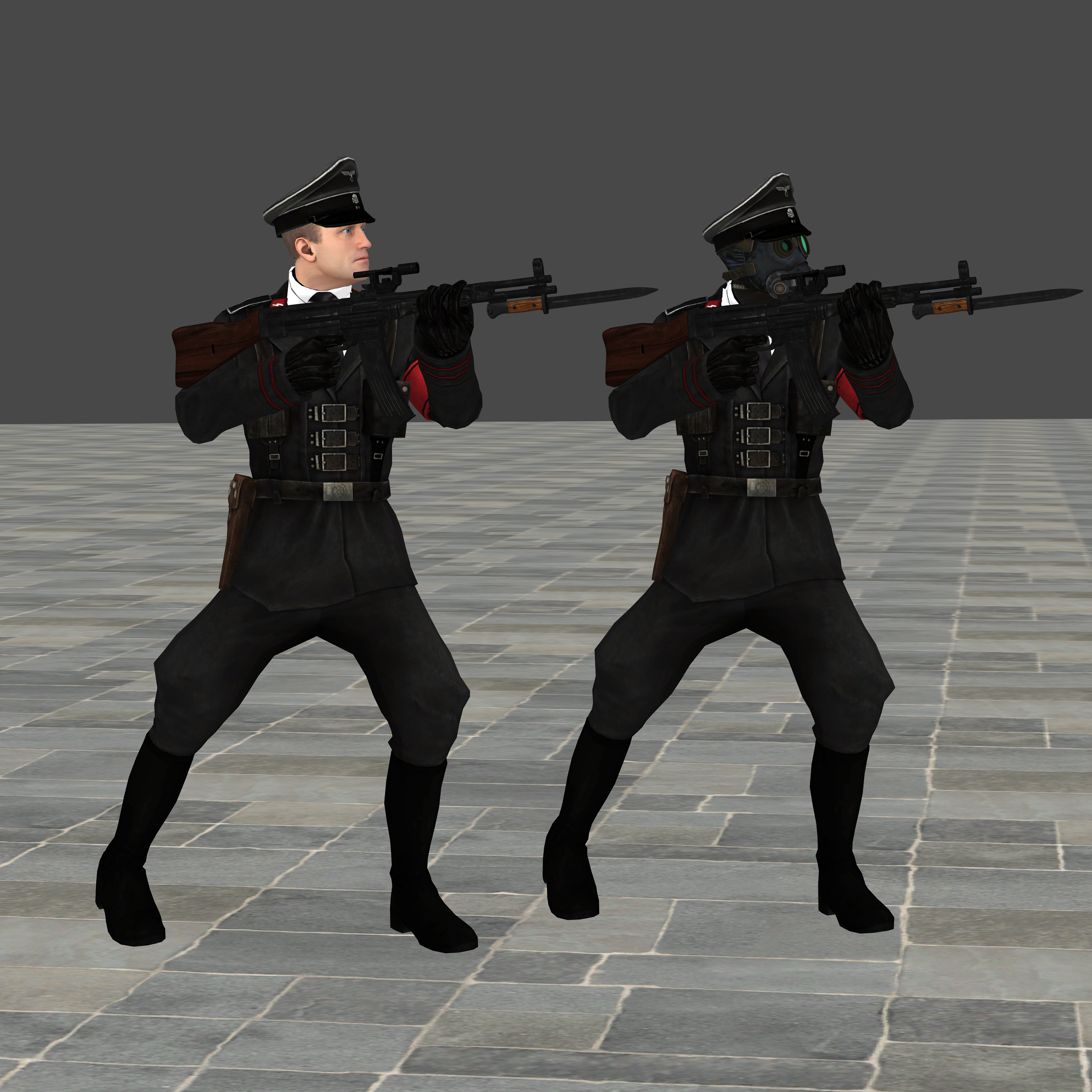 Wolfenstein Officers (Modified) by XPS-Fanatic on DeviantArt