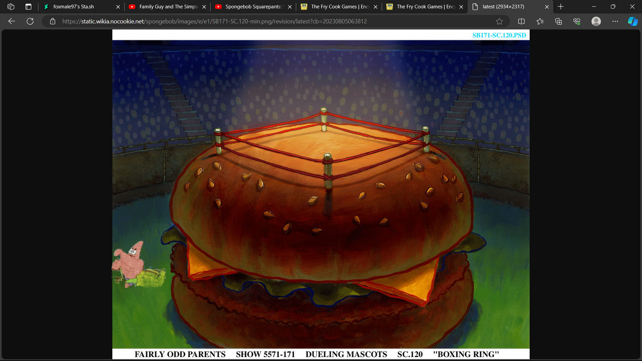 spongebob vs patrick zoomed out by foxmale97 on DeviantArt