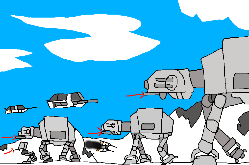 Battle of Hoth by LewisDearly2022 on DeviantArt