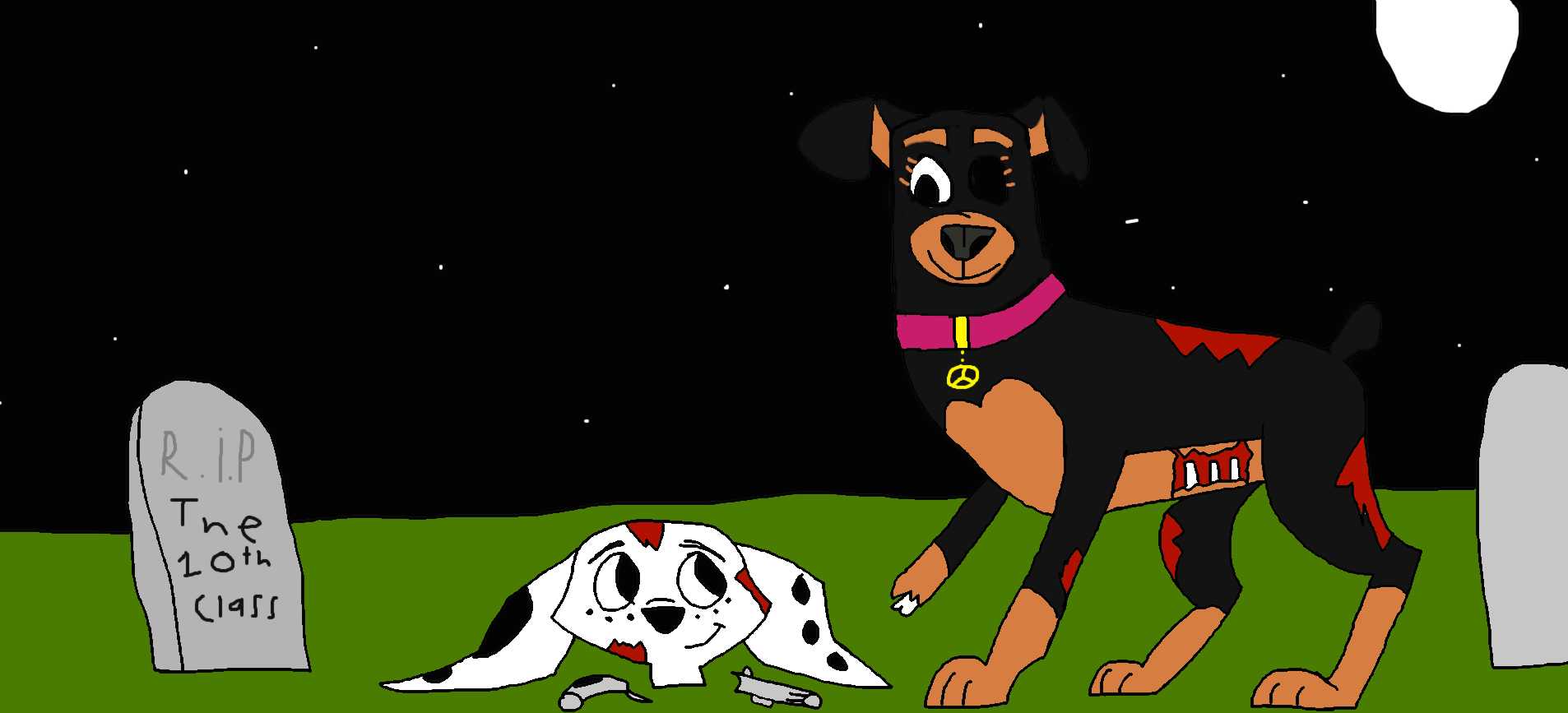 Headless Dolly and Roxy as Zombie by LewisDearly2022 on DeviantArt