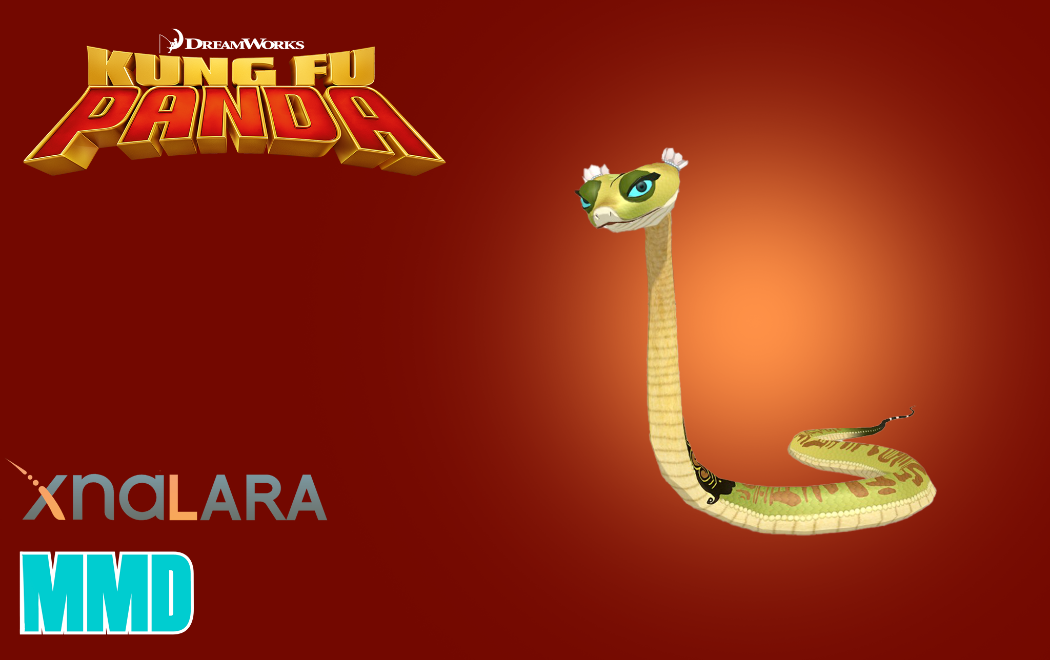 Kung Fu Panda - Viper (MMD/XPS) by Riolette696 on DeviantArt