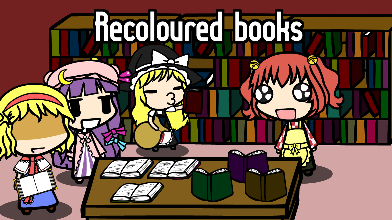 Walfas - Recoloured Books (Prop Package) by Feraligono on DeviantArt