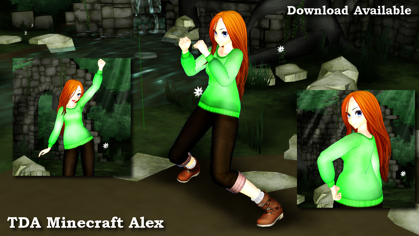 TDA Minecraft Alex by ToadieOdie on DeviantArt